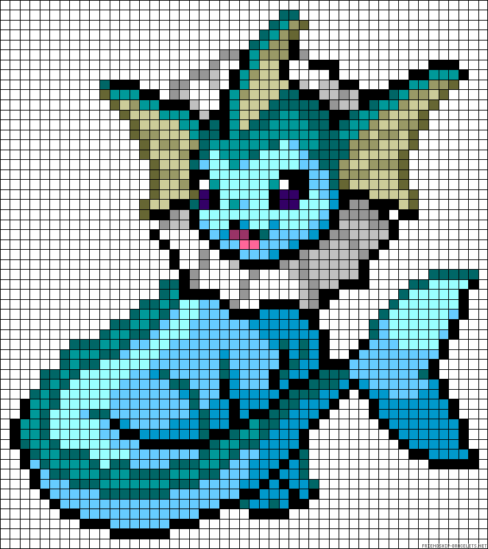 10 Pokemon Pixel Art Templates