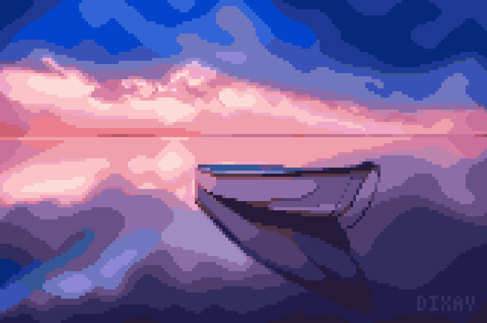 Beautiful Pixel Art Scenery
